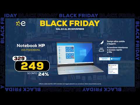 EURONICS | Black Friday 2021| Asciugatrice MIELE + Notebook HP