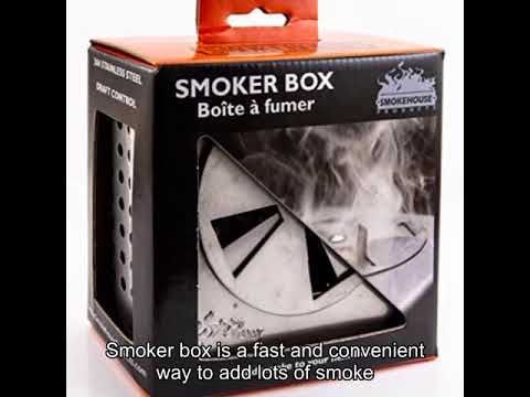 Smokehouse Products Smoker Box 304 Stainless Steel with Draft Control (9700-000-0000), One Size