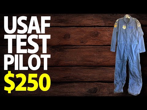 $250 | USAF Officers Blue Flight Suit Test Pilot F4 Phantom 2 Patch | Military Antiques Toronto