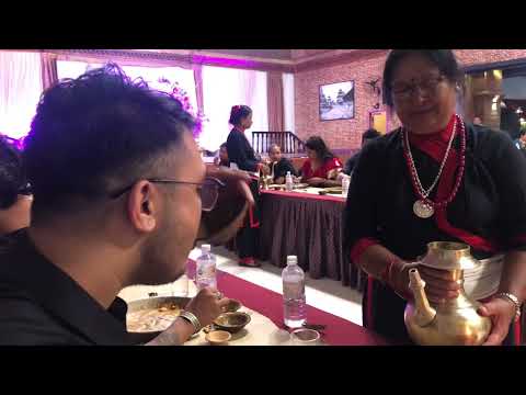 Newari bhoj (bhwey) in modern style || yala durbar ,shankamool ||