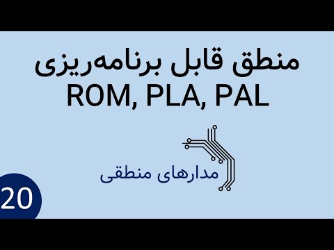 مدار منطقی - منطق قابل برنامه ریزی و معرفی ROM و PLA و PAL