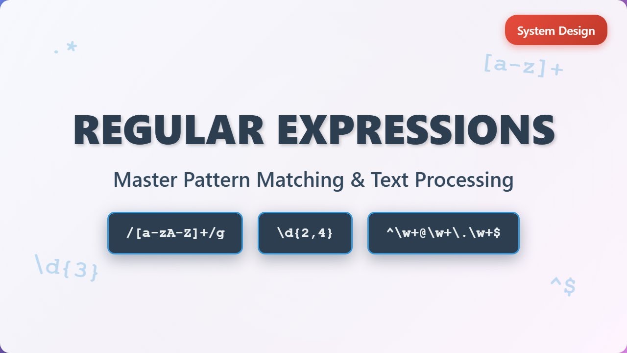 Regular Expressions (Regex) Explained Simply for Beginners!