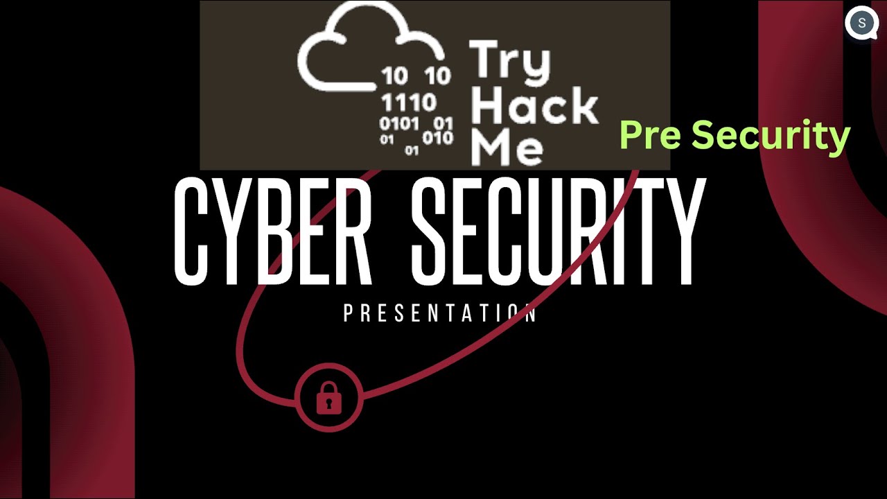 Pre Security,tryhackme.com/paths