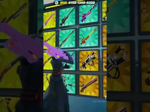 How to get the rainbow sniper in 1v1 with every gun