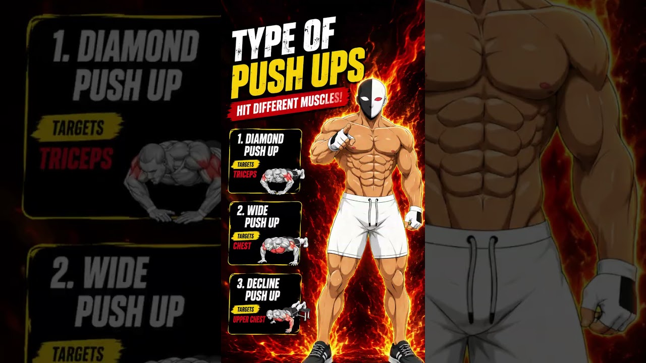 Best Push Ups For Every Muscle 🔥💪