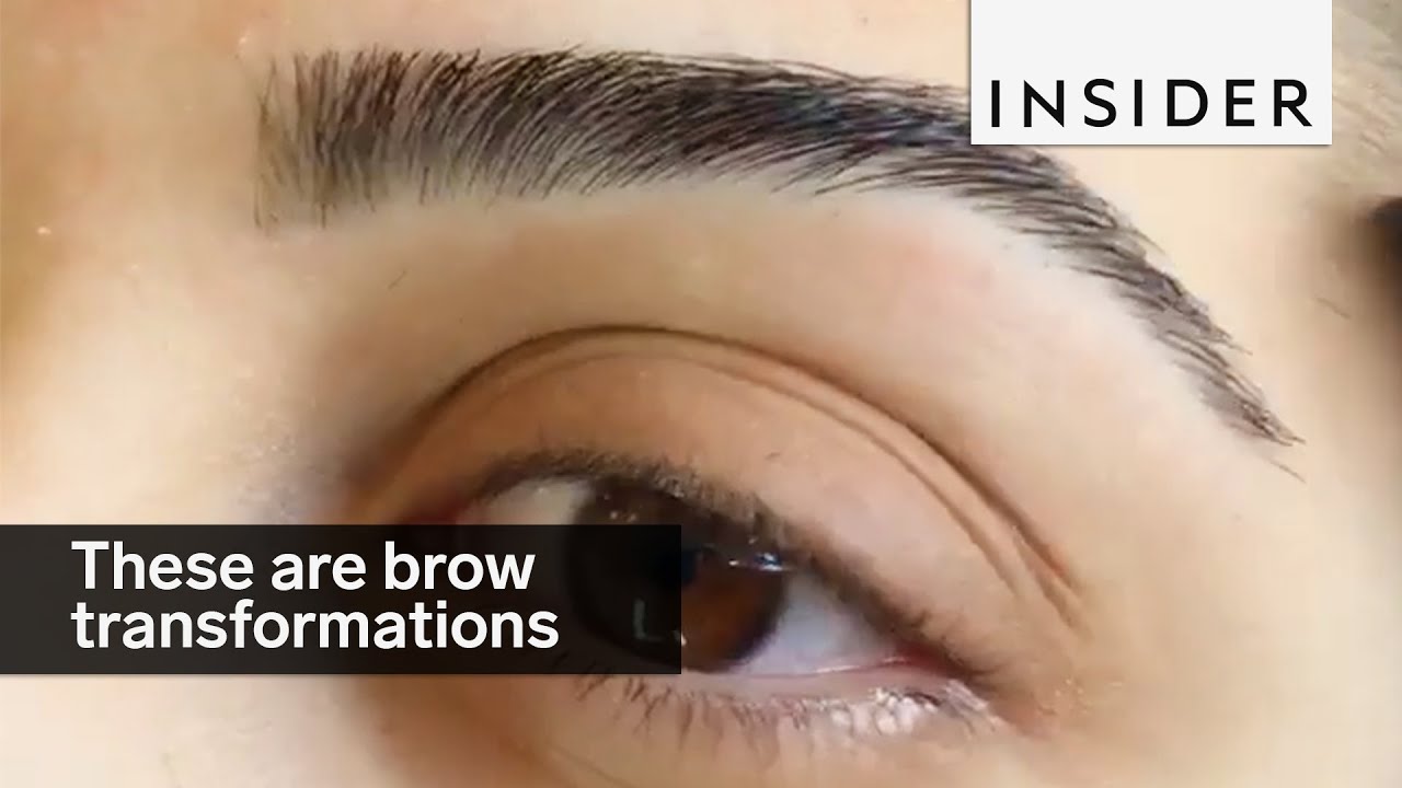 This eyebrow specialist does incredible brow transformations
