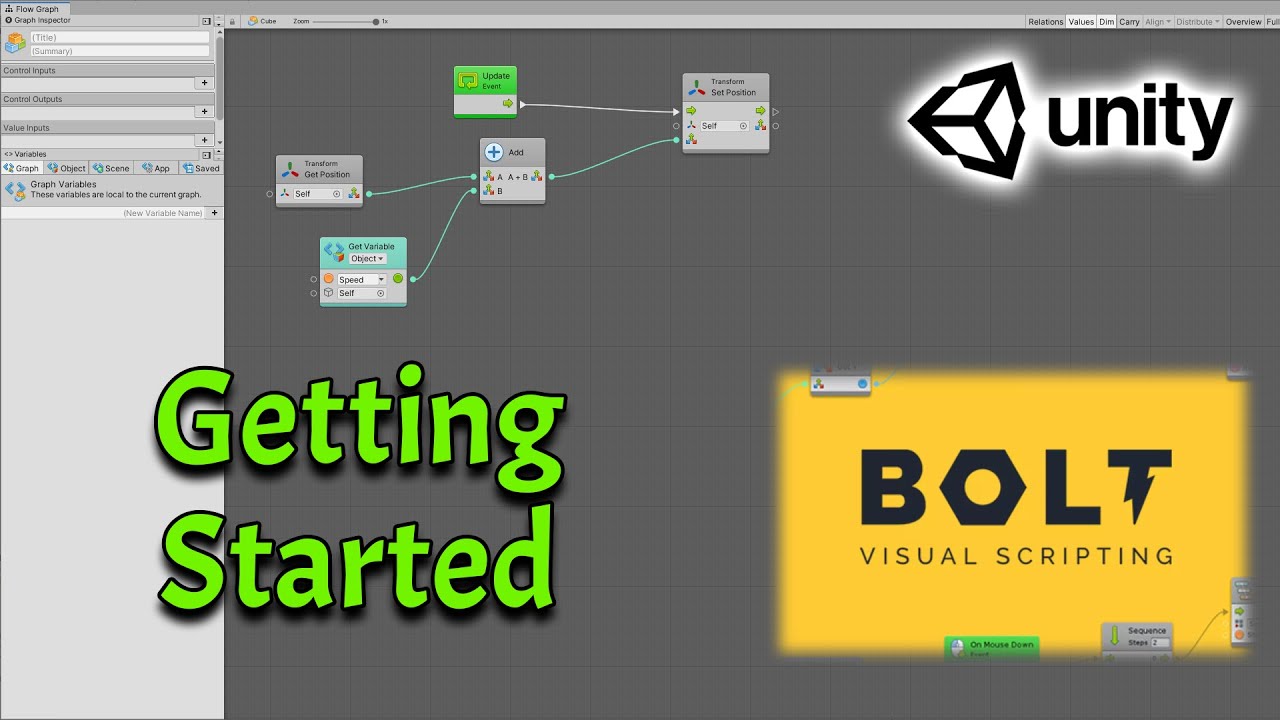 Unity-Bolt Part 1: Configure a Project and Create a Move Graph - Getting Started with Bolt Tutorial