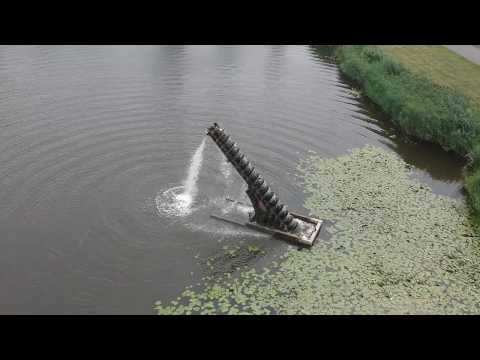 Den Bosch Archimedes screw fountain