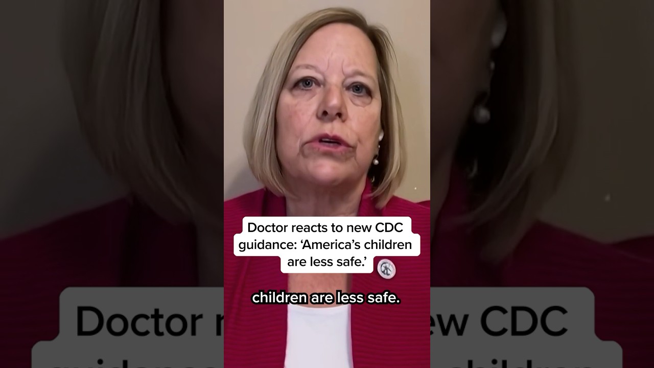 Doctor reacts to new CDC guidance: 'America's children are less safe.'