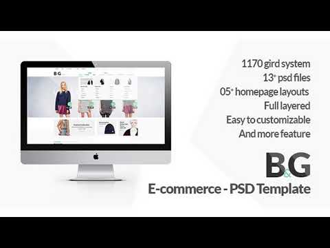 B&G - Ecommerce PSD Template | Themeforest Website Templates and Themes