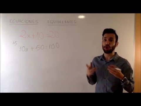 ¿Qué son ecuaciones equivalentes?