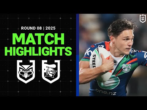 NRL Match Highlights 2025 | Warriors v Knights | Round 8