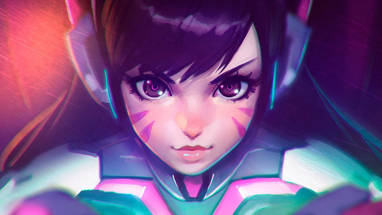 Wallpaper Engine. D.Va - Overdrive (Preview)