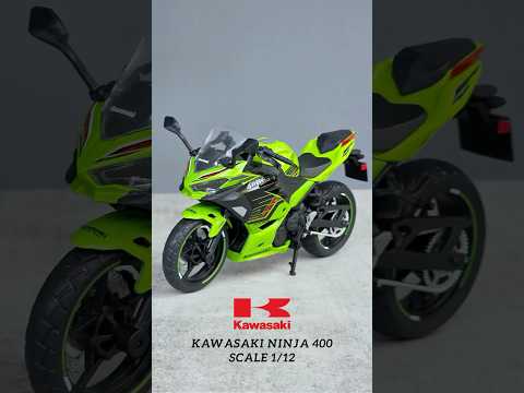 Kawasaki Ninja 400 Green 1/12 Scale Model Bike #kawasakininja #ninja400