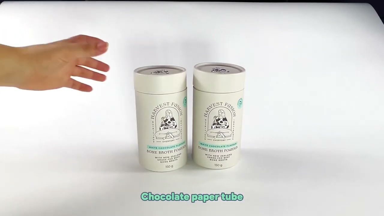 Custom eco friendly luxury custom round candy food Cardboard paper gift box for chocolate