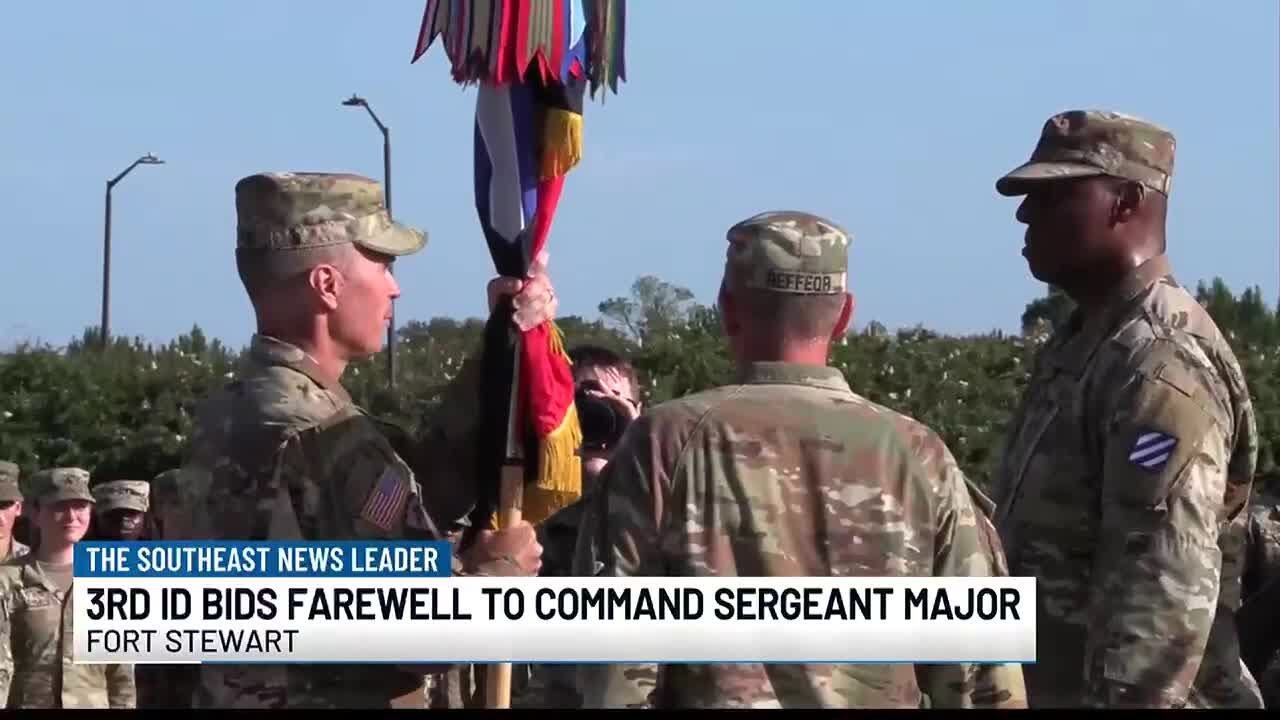 3rd ID bids farewell to Command Sergeant Major Jonathan Reffeor in special ceremony