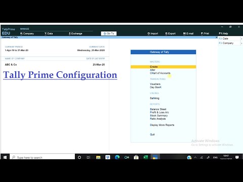 Tally Prime Configuration for Schedule 3 & Balance Sheet Automation Tool