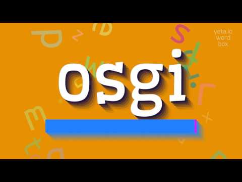 OSGI - How to pronounce it?