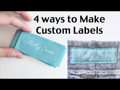 How to Make Clothing Labels