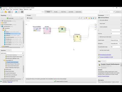 Cluster Analysis using RapidMiner Studio