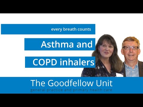 Goodfellow Unit Webinar: Asthma and COPD inhalers – Every breath counts