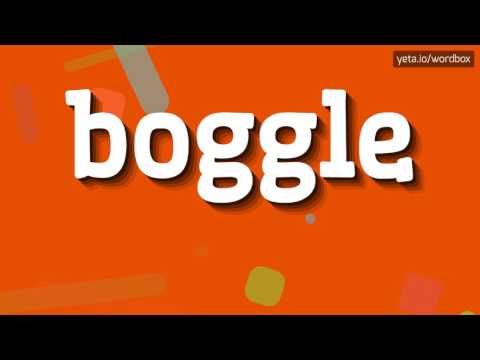 BOGGLE - HOW TO PRONOUNCE BOGGLE? #boggle