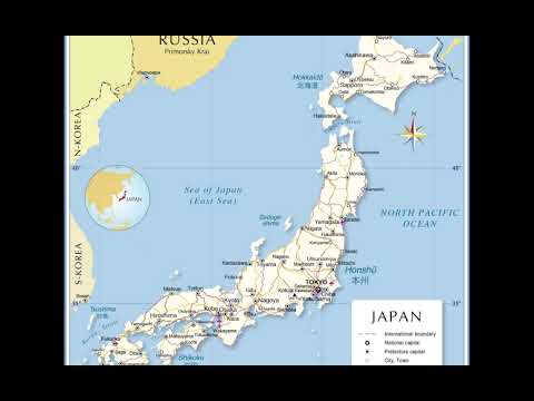 map of Japan