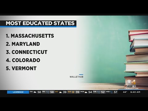 Massachusetts Named The 'Most Educated State' For 2022