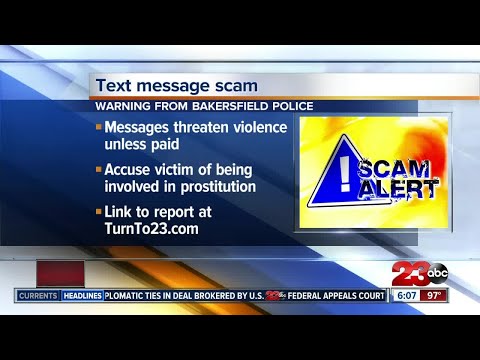 Bakersfield Police warn of text message scam