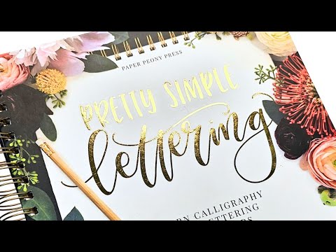 Pretty Simple Lettering For Beginners How to Guide #lettering #howto