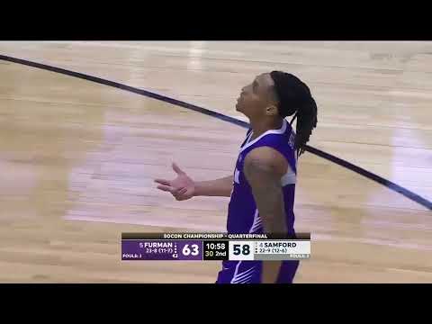 Men’s Basketball: Samford vs Furman | Second Half Highlights