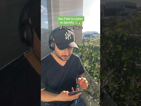 Make money with Spotify | Follow along for more side hustle ideas 🙌
