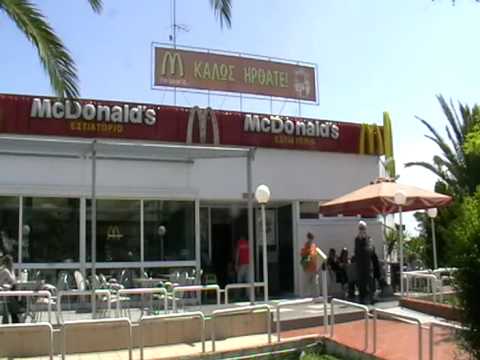 A McDonalds restaurant that no longer exists. A Historic video