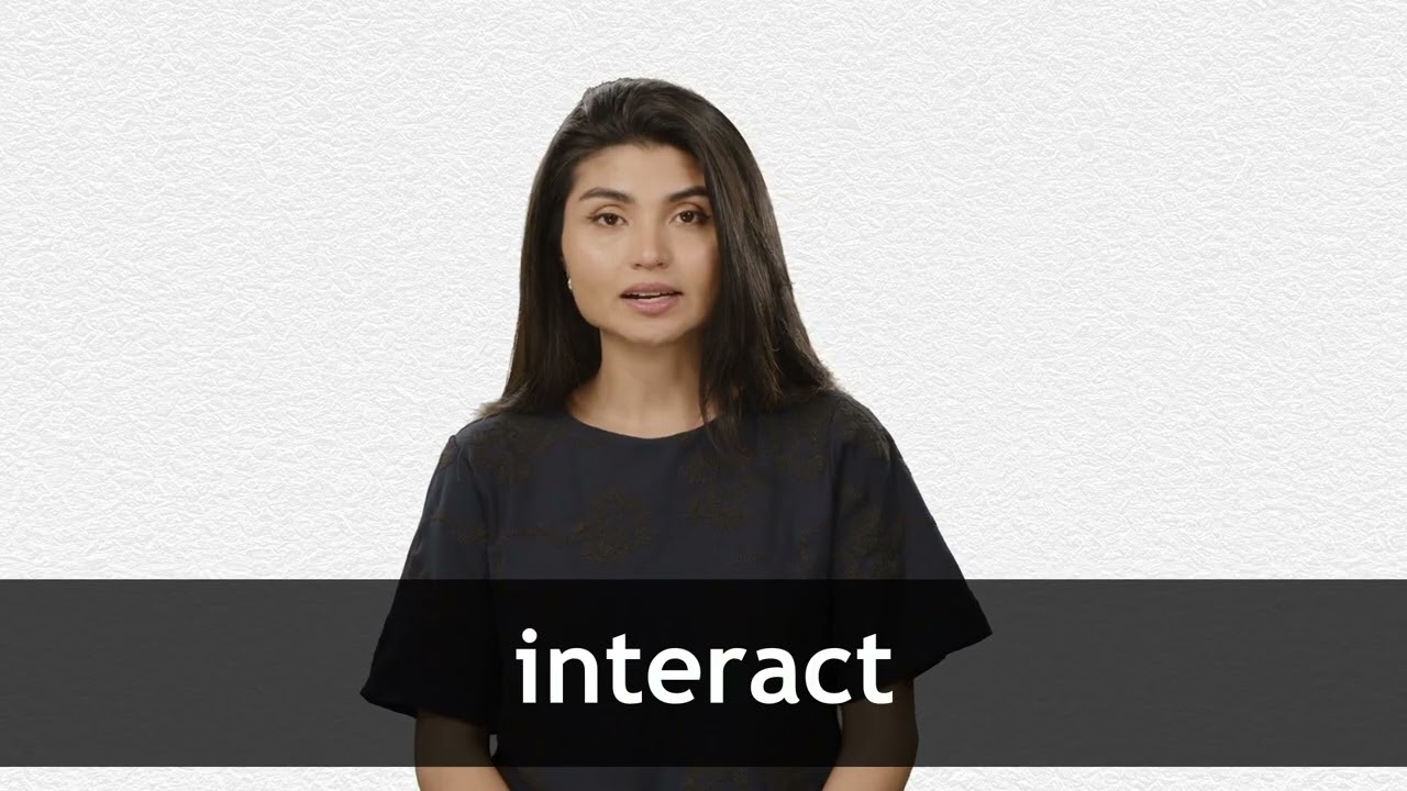 How to pronounce INTERACT in American English