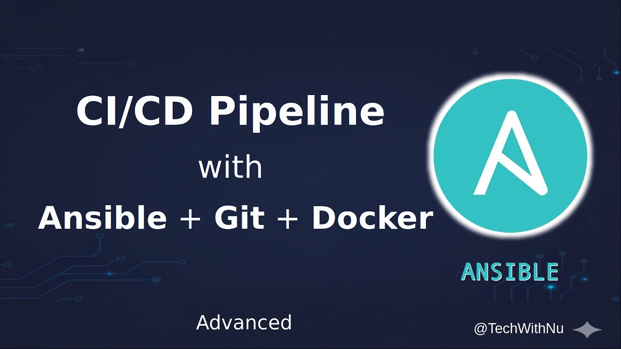 🚀 ANSIBLE: CI/CD Pipeline with Ansible + Git + Docker