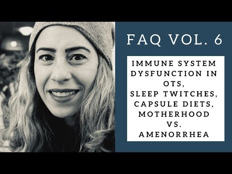 Getting sick? Twitching at night? Eating the Same Everyday?