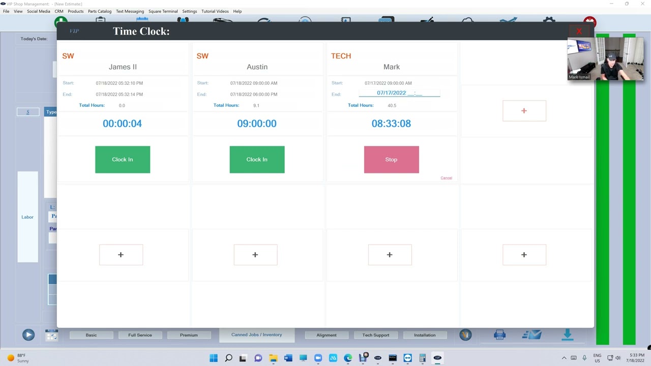 Tutorial 42: Time Clock