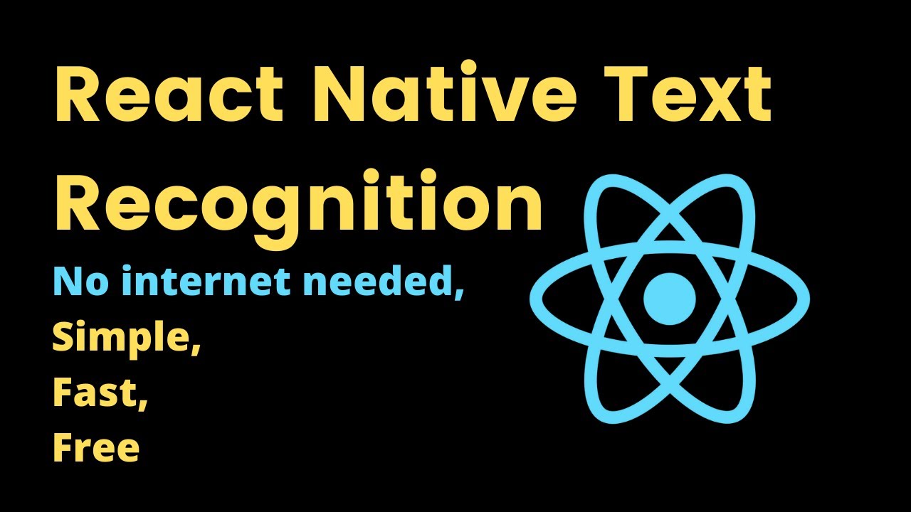 React Native Text Recognition Tutorial