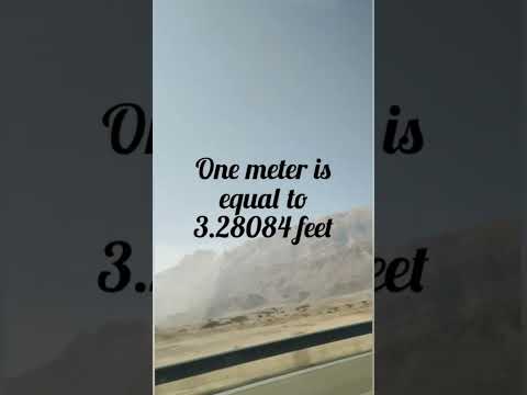 How many feet in one meter?#information #knowledgeispower #knowledge #facts