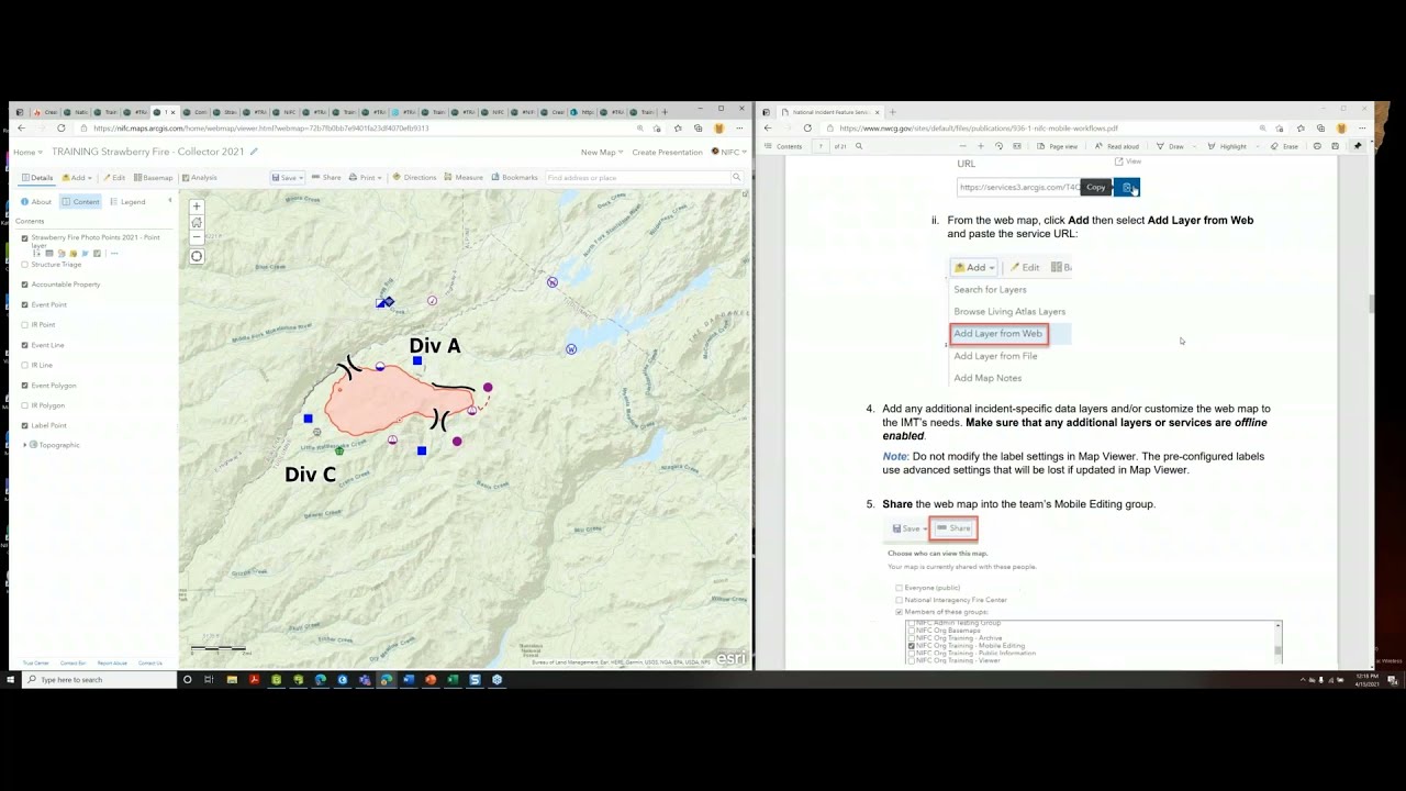 Create and Share Webmaps - Basic and Approval Workflows
