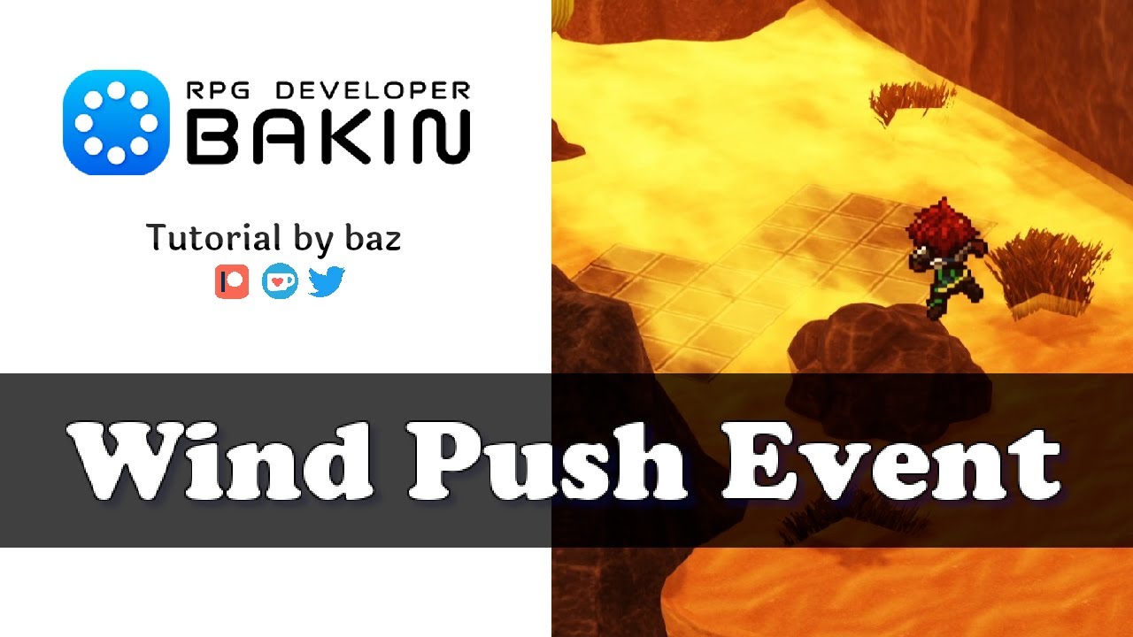 Wind Pushing Physics - RPG Developer Bakin