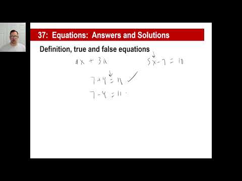 Saxon Math - Pre-Algebra 1/2: 3rd Edition (Lesson 37) - Equations: Answers and Solutions