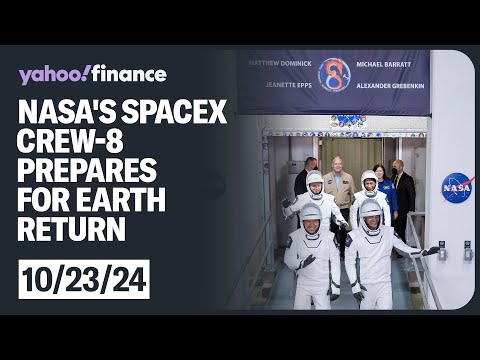 NASA's SpaceX Crew-8 astronauts prepare to return to Earth