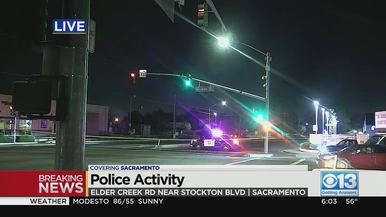Police activity in south Sacramento