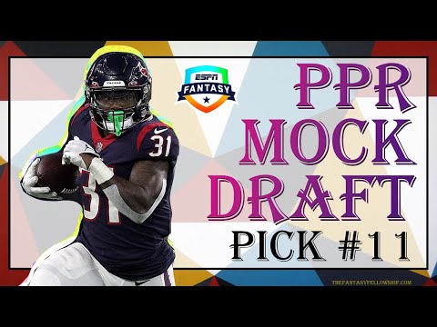 🏈 ESPN PPR MOCK DRAFT: Pick #11