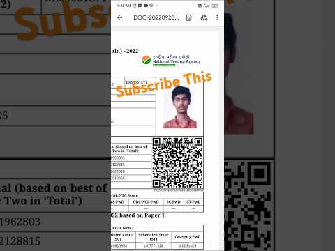 My Jee Result 2023 #jee2022 #jeeresults