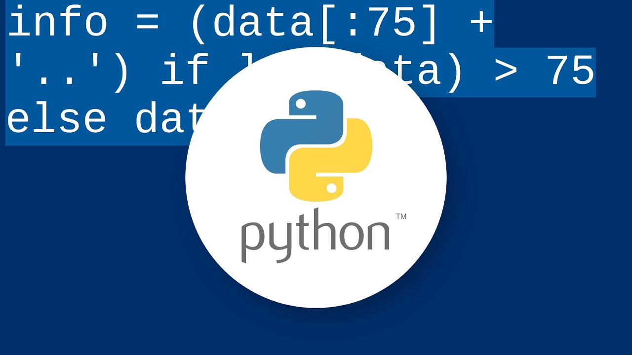 Python truncate a long string