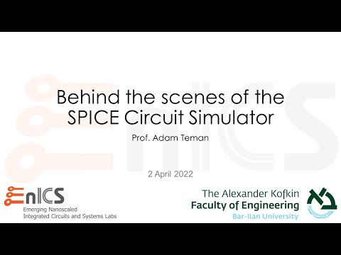 Behind the Scenes of the SPICE Circuit Simulator - Part 1