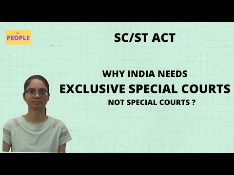 EXCLUSIVE SPECIAL COURTS : SC/ST ACT : SAIVI : THE PEOPLE