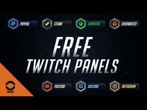Free Overwatch Twitch Panel Maker